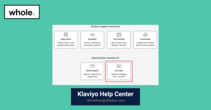Klaviyo Help Center: Live Chat, Support and More